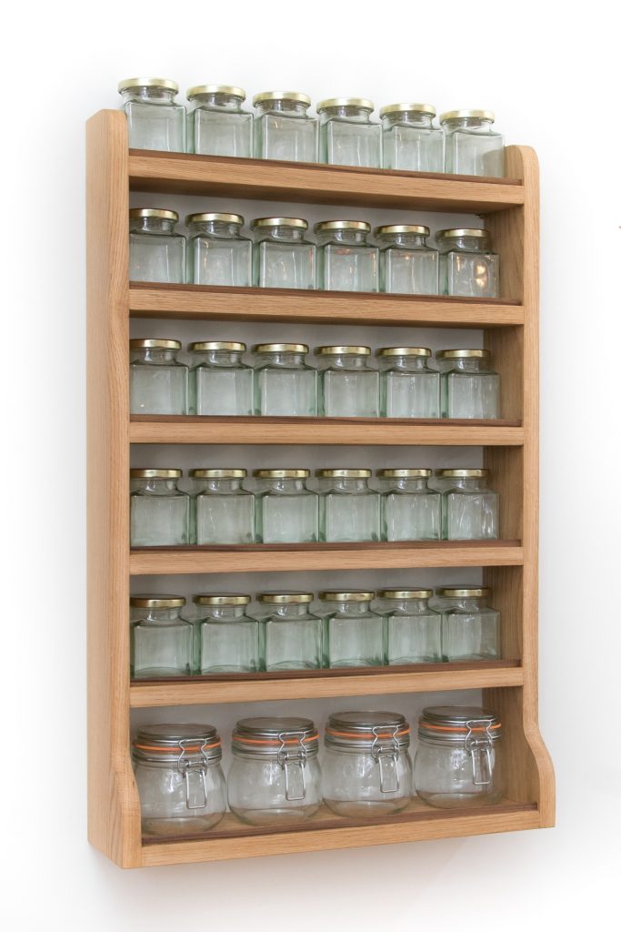 Spice Colossus | Large Oak Spice Rack | Fine Kitchenware
